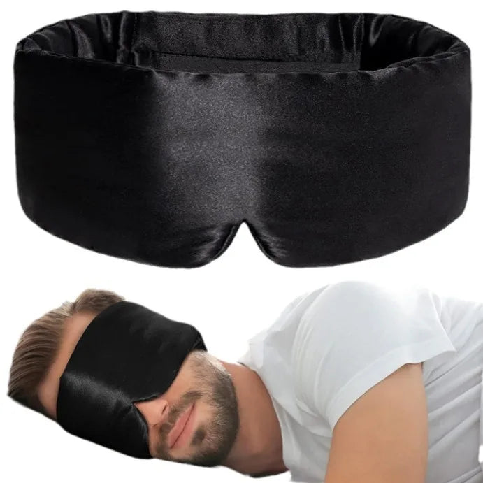 Luxurious Silk Satin Sleep Mask - Soft, Light-Blocking & Ultra-Comfort ...